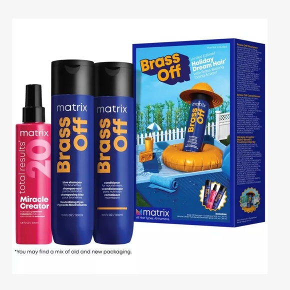 Matix | Hair | Matrix Holiday Dream Hair Fantasy Brass Off Gift Set ...